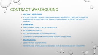 Logistics of warehousing in 1 assingment | PPTX | Logistics and ...