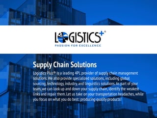 Logistics Plus® Company Overview | PPTX