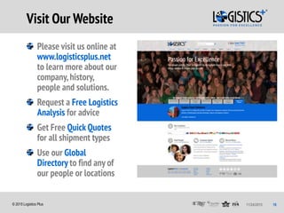 Logistics Plus® Company Overview | PPTX