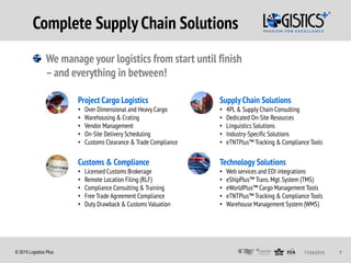 Logistics Plus® Company Overview | PPTX