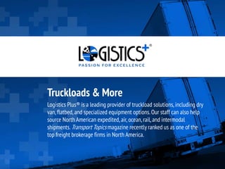 Logistics Plus® Company Overview | PPTX