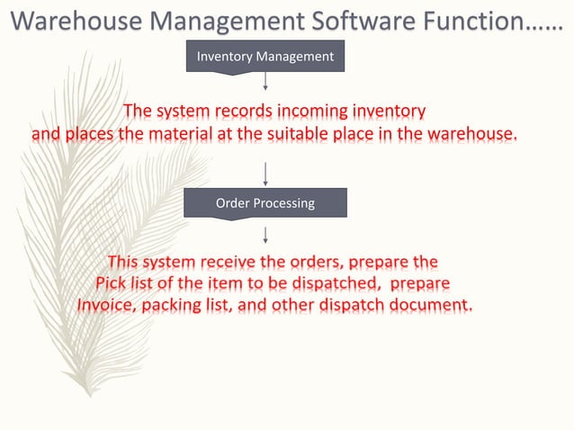 Logistics and warehouse Management | PPTX