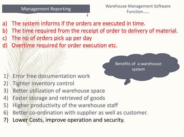 Logistics and warehouse Management | PPTX