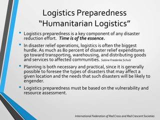 Logistics Preparedness and Socially Responsible Logistics | PPT