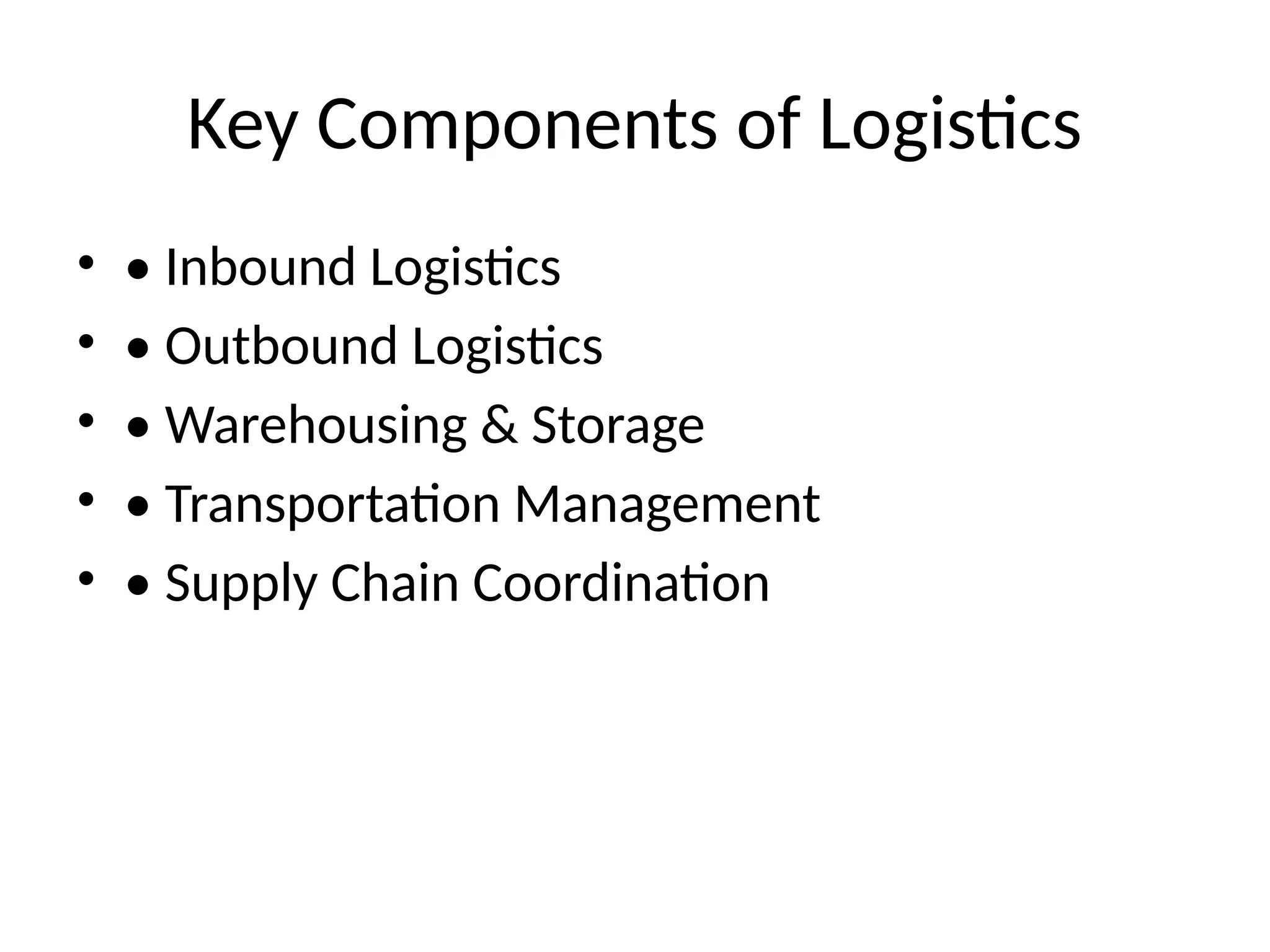 Logistics_Presentation.pptx for scm in au | PPTX