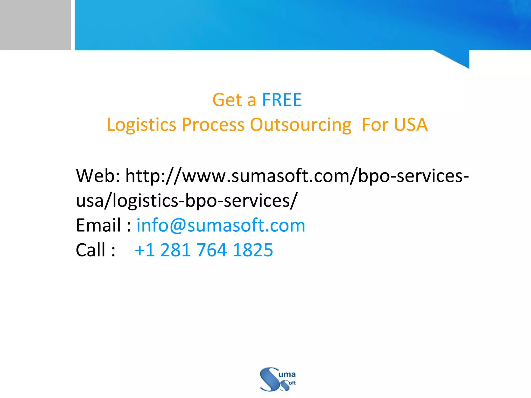 Logistics Process Outsourcing | PPT