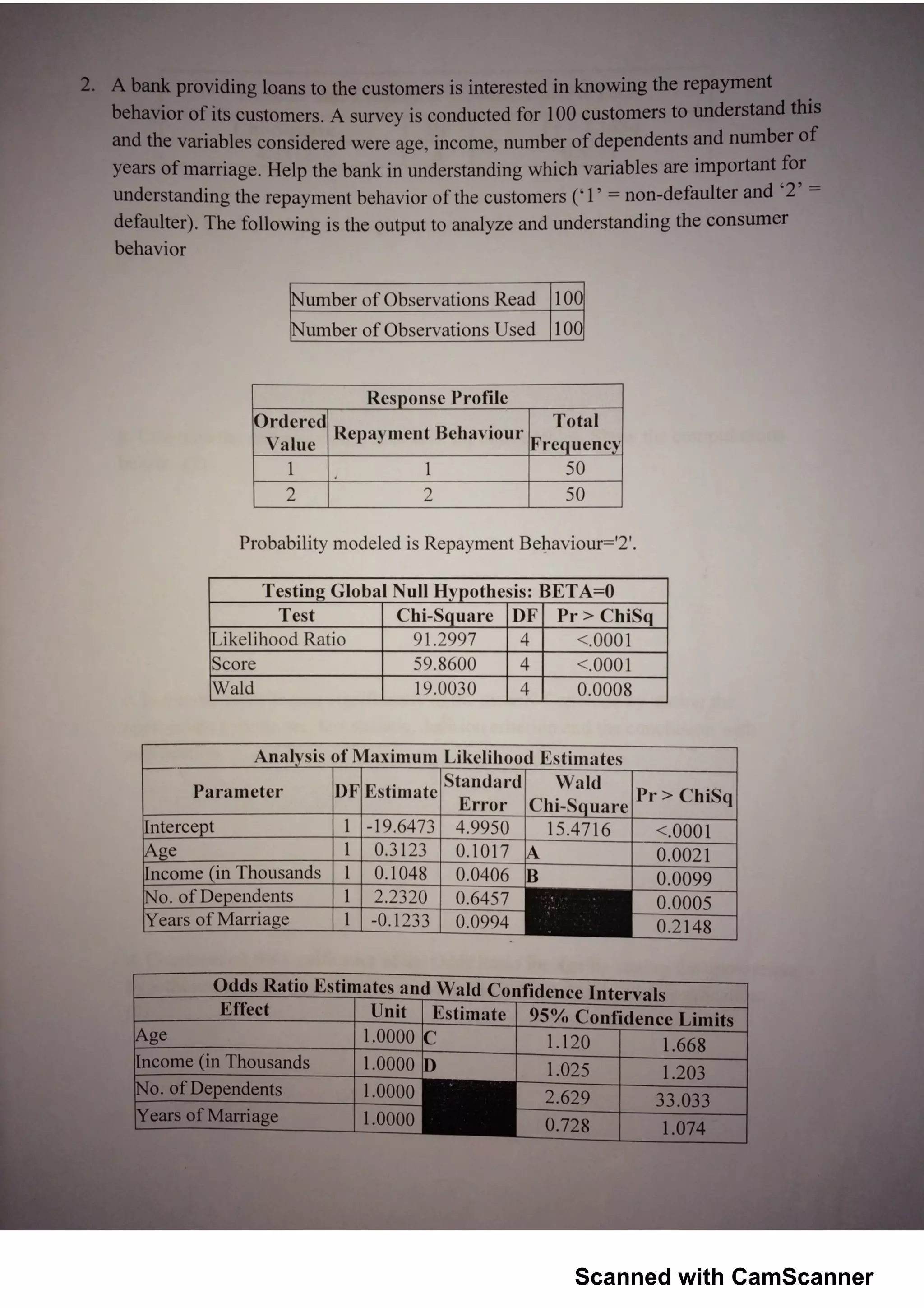 Logistics regression | PDF