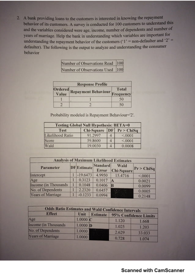 Logistics regression | PDF