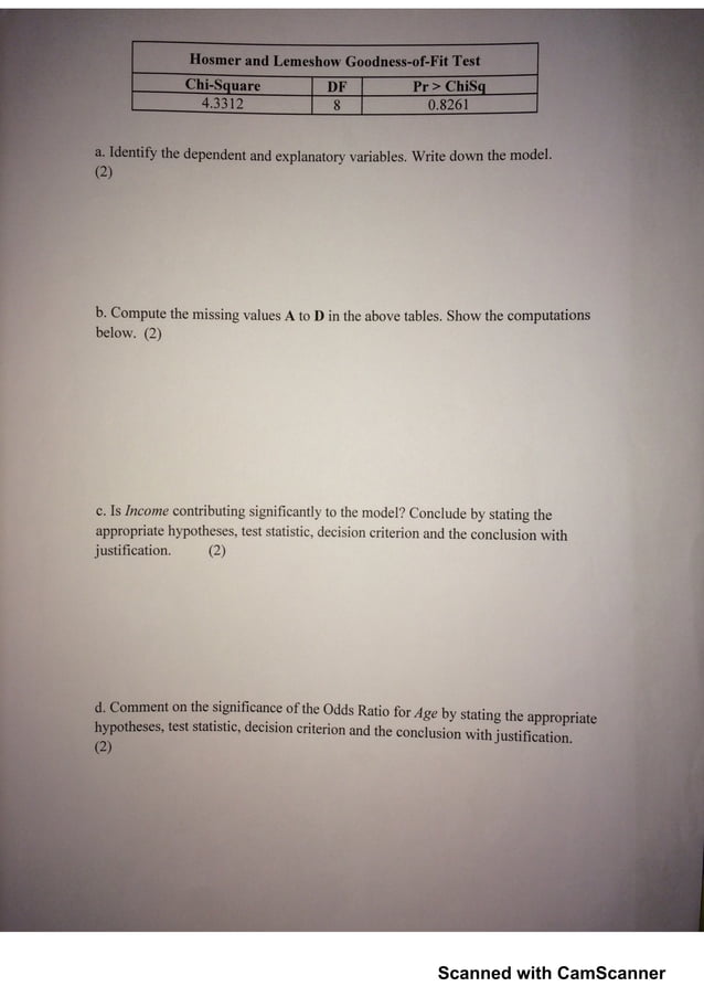 Logistics regression | PDF