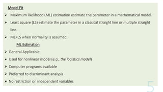 Logistics regression | PPT