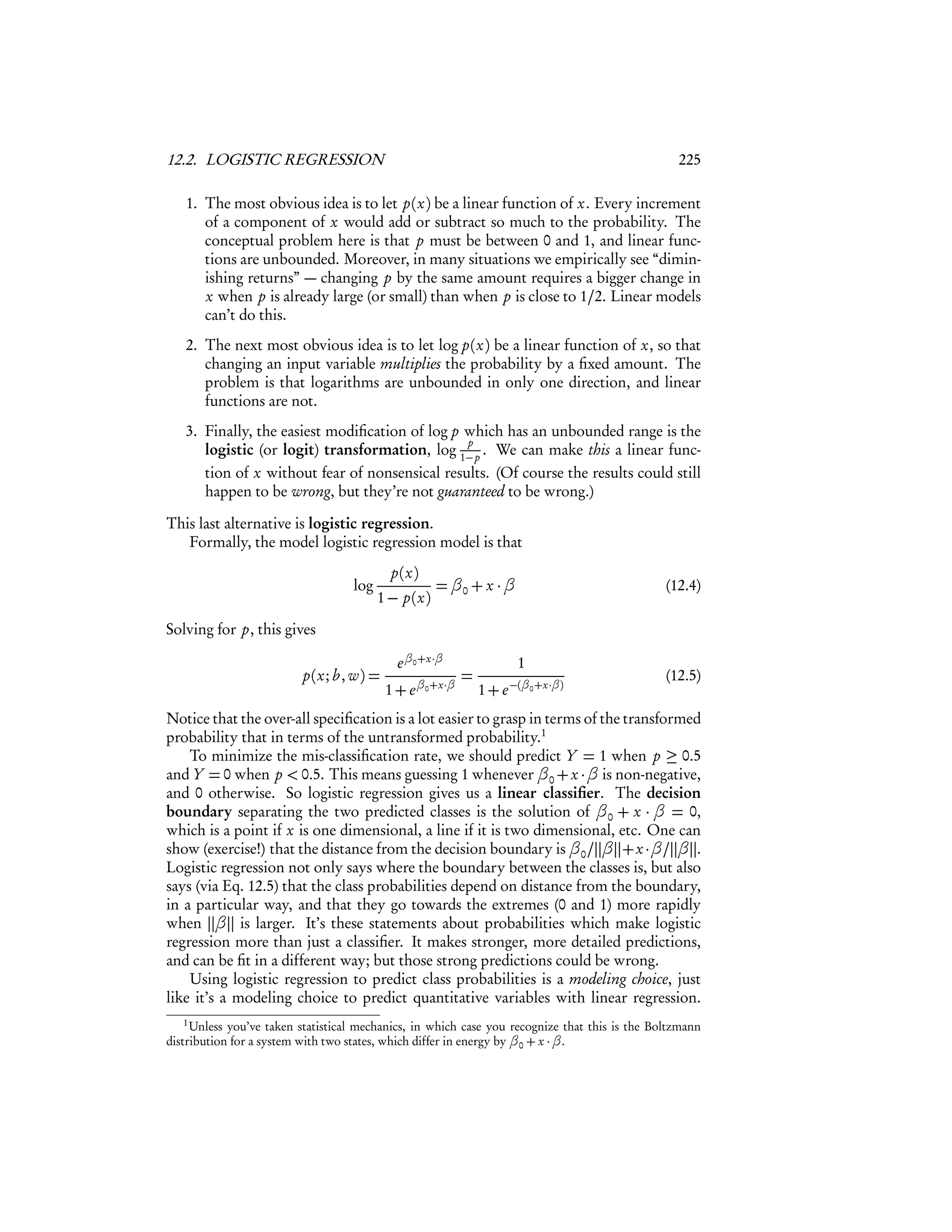 Logistics regression | PDF