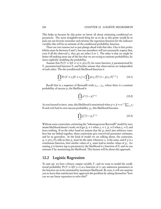 Logistics regression | PDF | Physics | Science