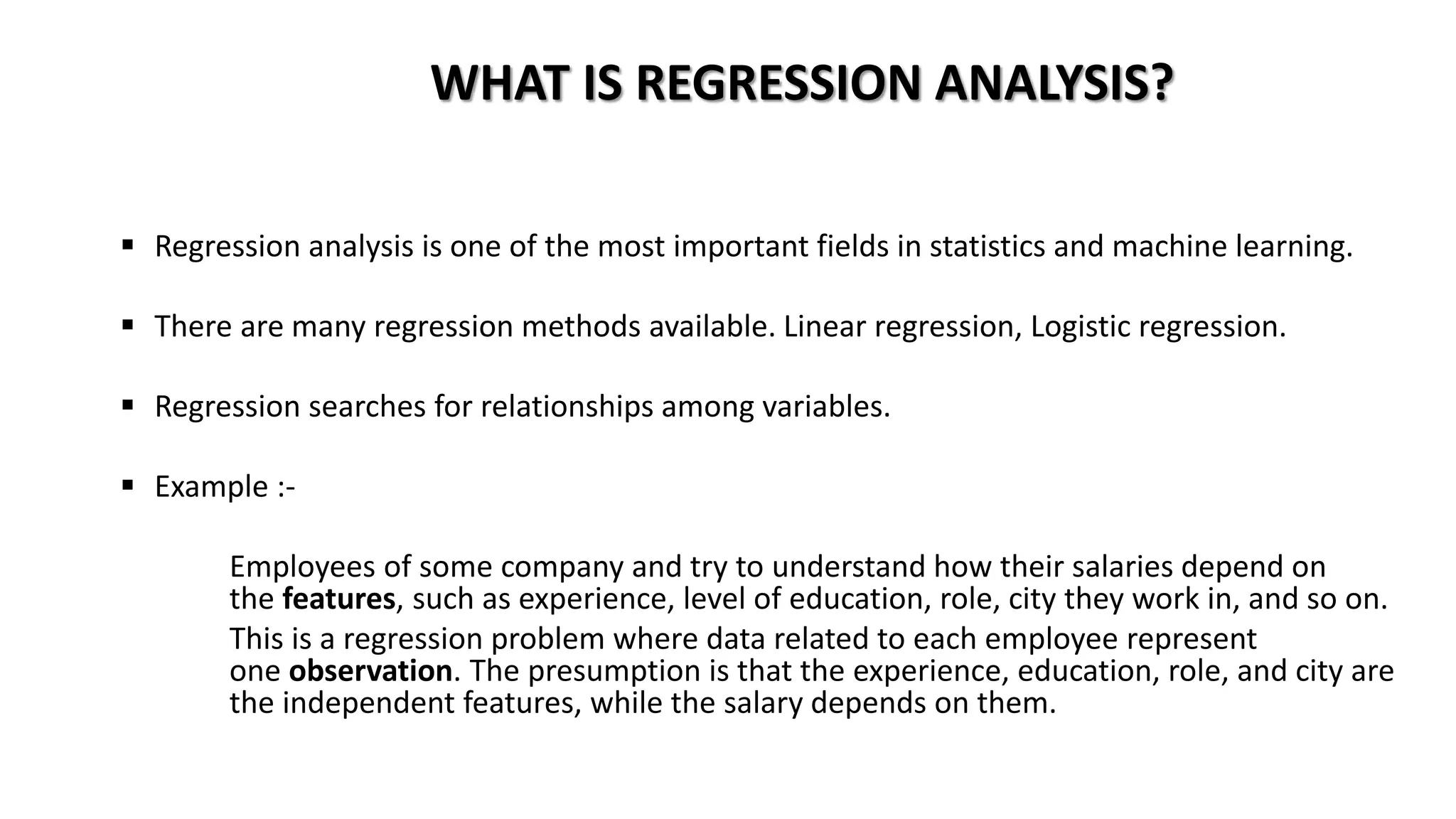 Logistics Regression Using Pythonpptx