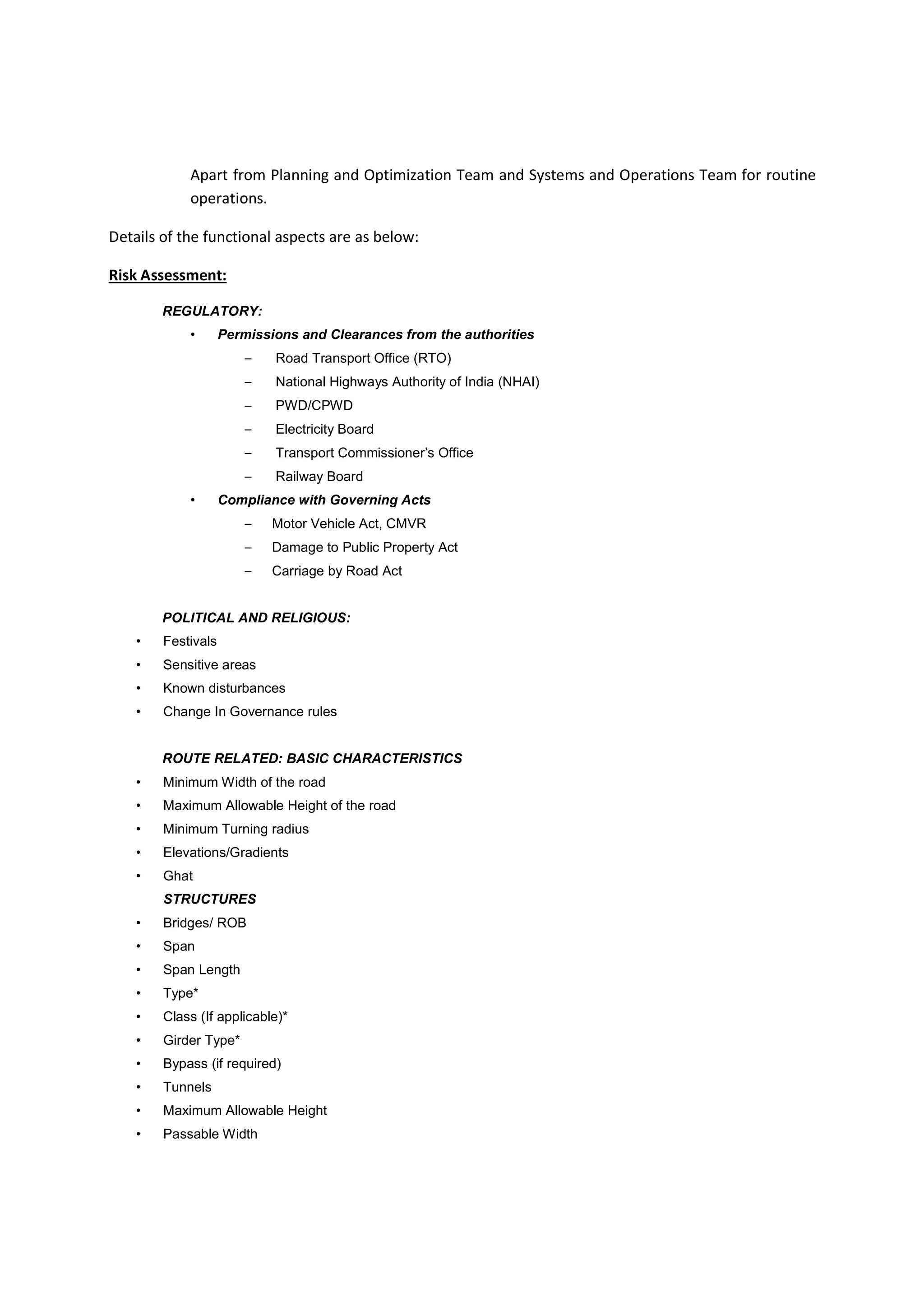 Logistics Risk Avoidance Provisional Patent Application | PDF