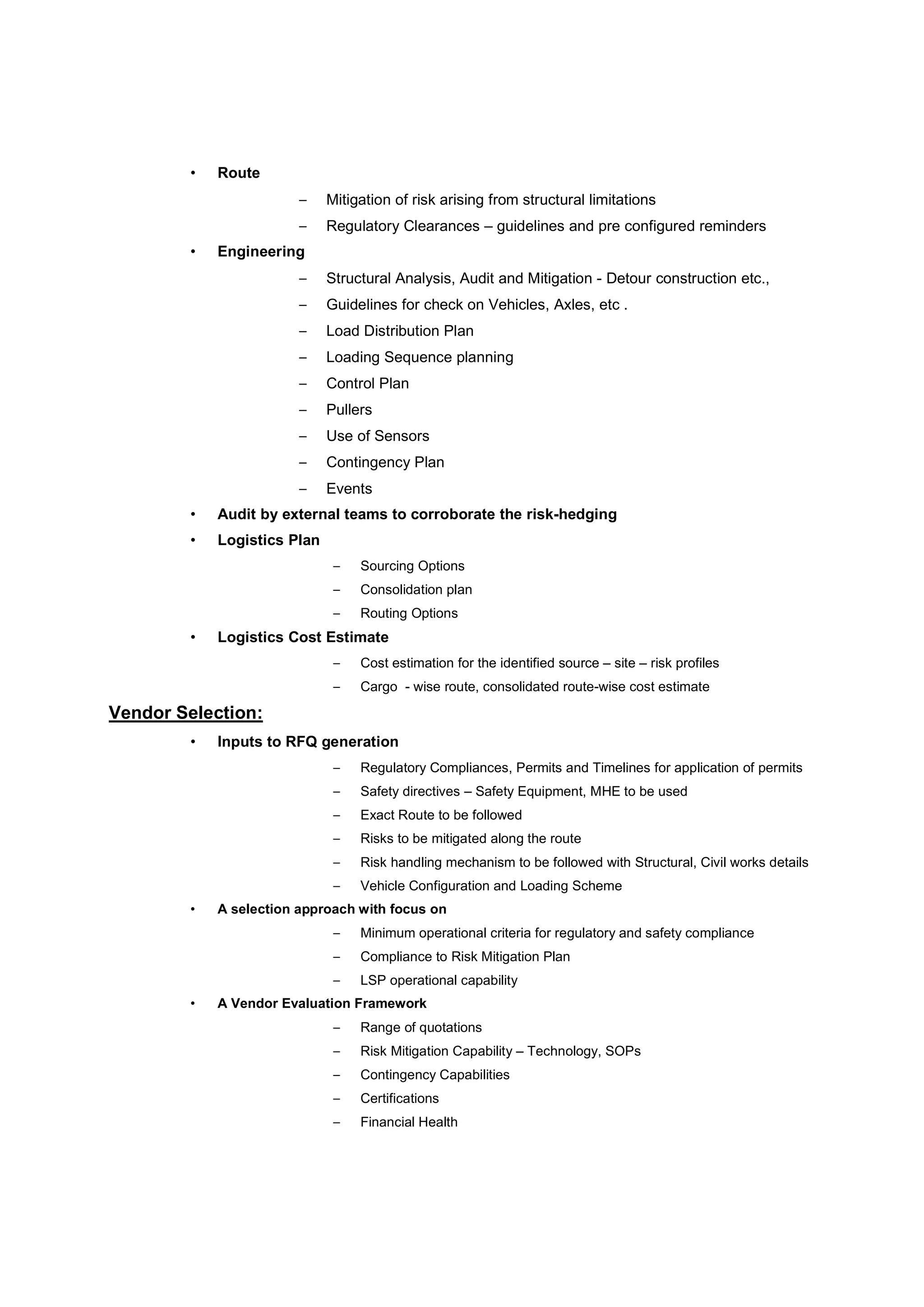 Logistics Risk Avoidance Provisional Patent Application | PDF
