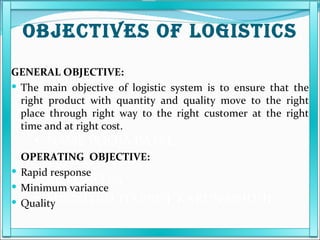 Logistics & scm | PPT