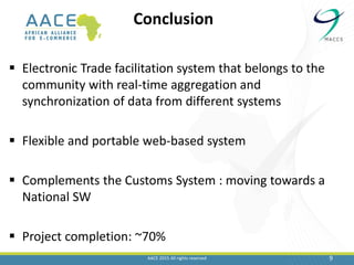Logistics single window : operation and benefits | PDF