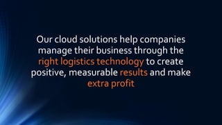 Logistics software products | PPT