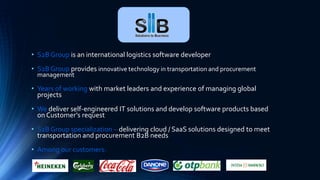 Logistics software products | PPT