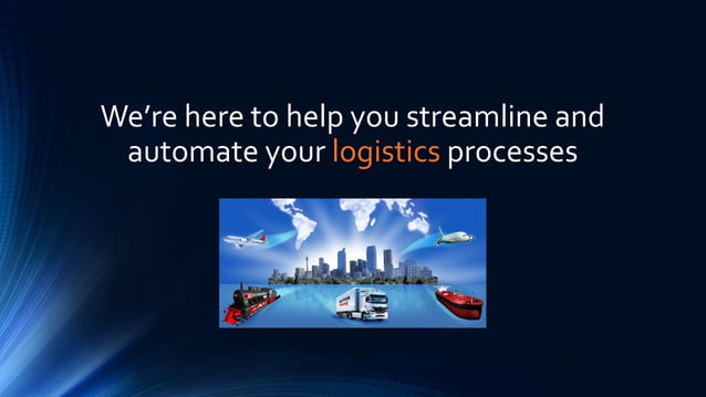 Logistics software products | PPT