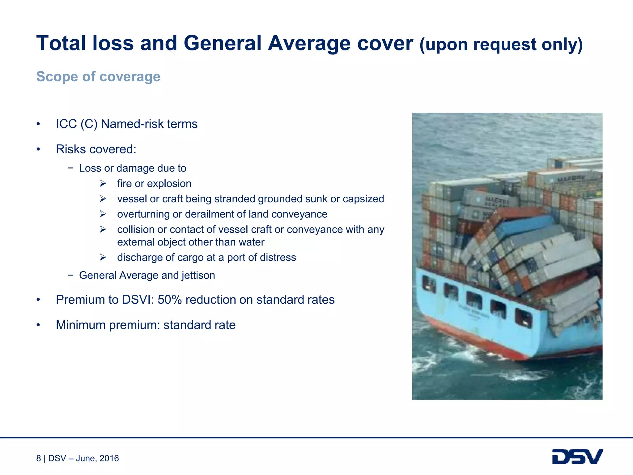 Logistics solutions cargo insurance | PPTX