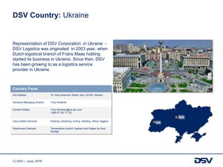 Logistics solutions dsv solutions ukraine | PPTX