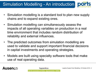 Ausenco Logistics Supply Chain Modelling | PDF
