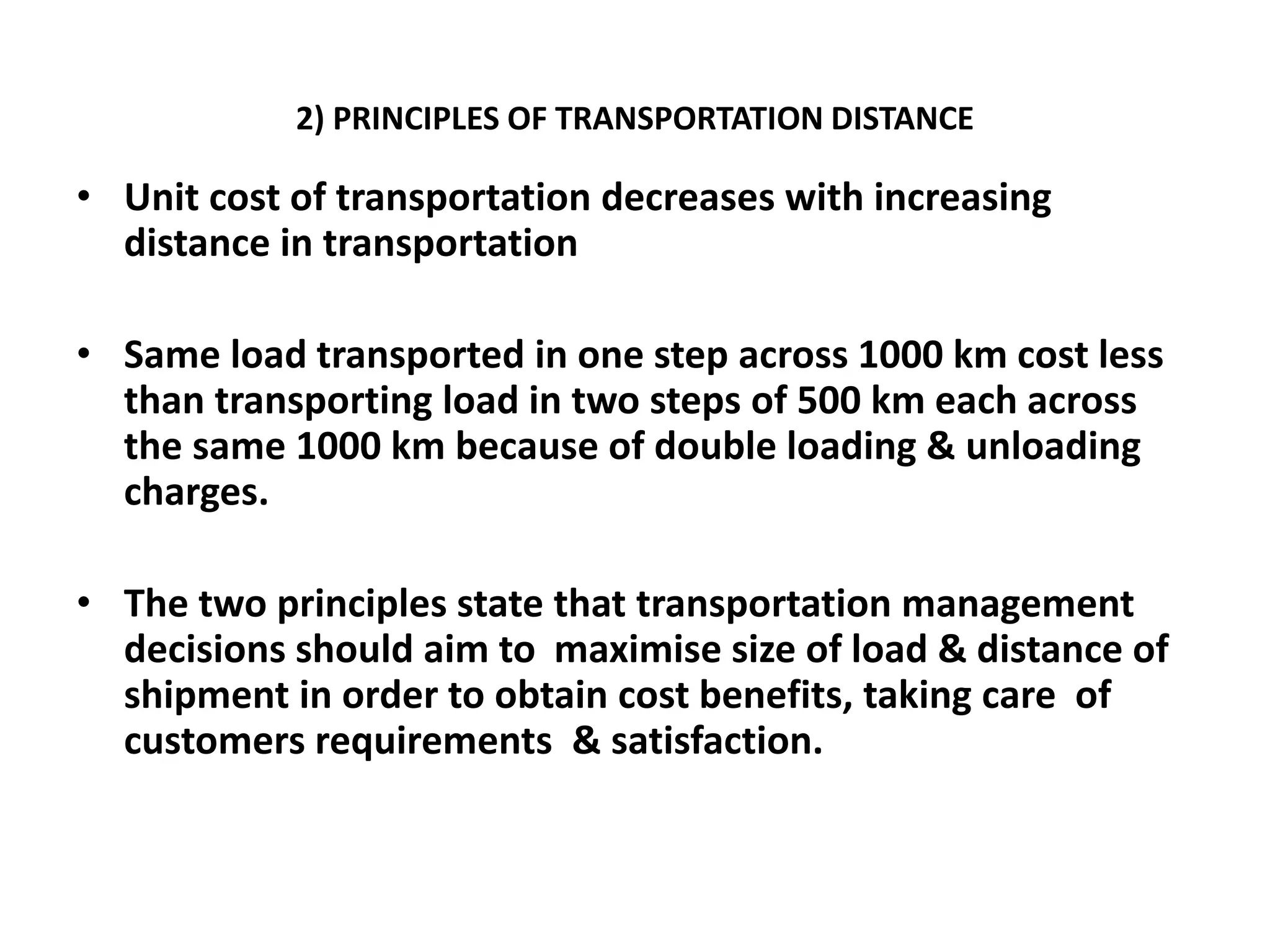 Logistics transportation | PPTX