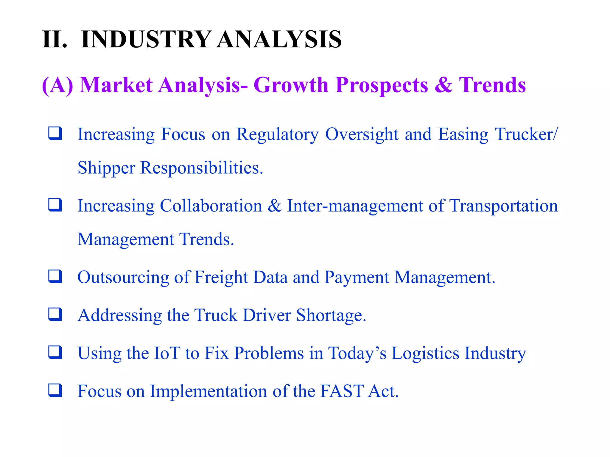 Logistics & transportation industry in india | PPTX