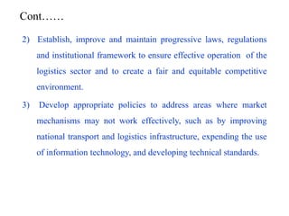 Logistics & transportation industry in india | PPTX