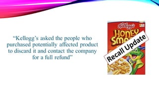 Logistics & Supply chain management of Kellogg's | PDF