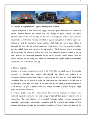 Logistic system analysis | DOCX