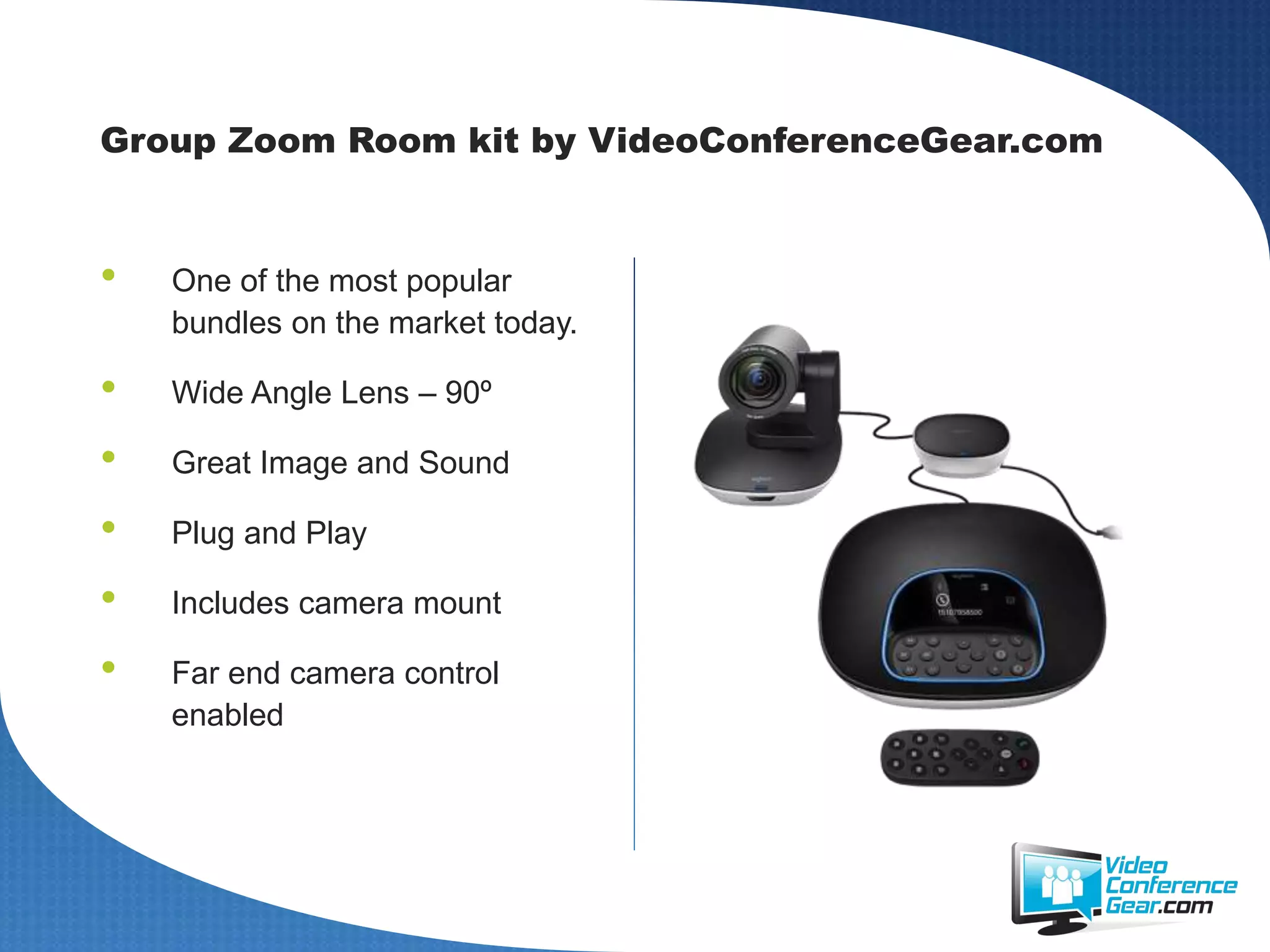 Logitech group Zoom Room Video Conference Bundle | PPT