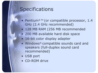 Logitech Quick Cam Pro 9000 | PPT