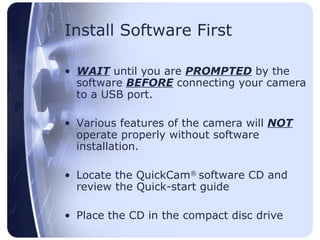 Logitech Quick Cam Pro 9000 | PPT