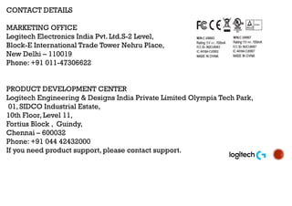 Logitech wireless F710 GROUP-4.User manualpdf | PPT