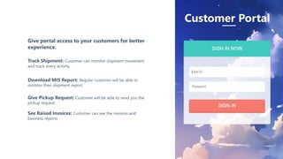Cloud Logistics ERP Software For Complete Business Management | PPT