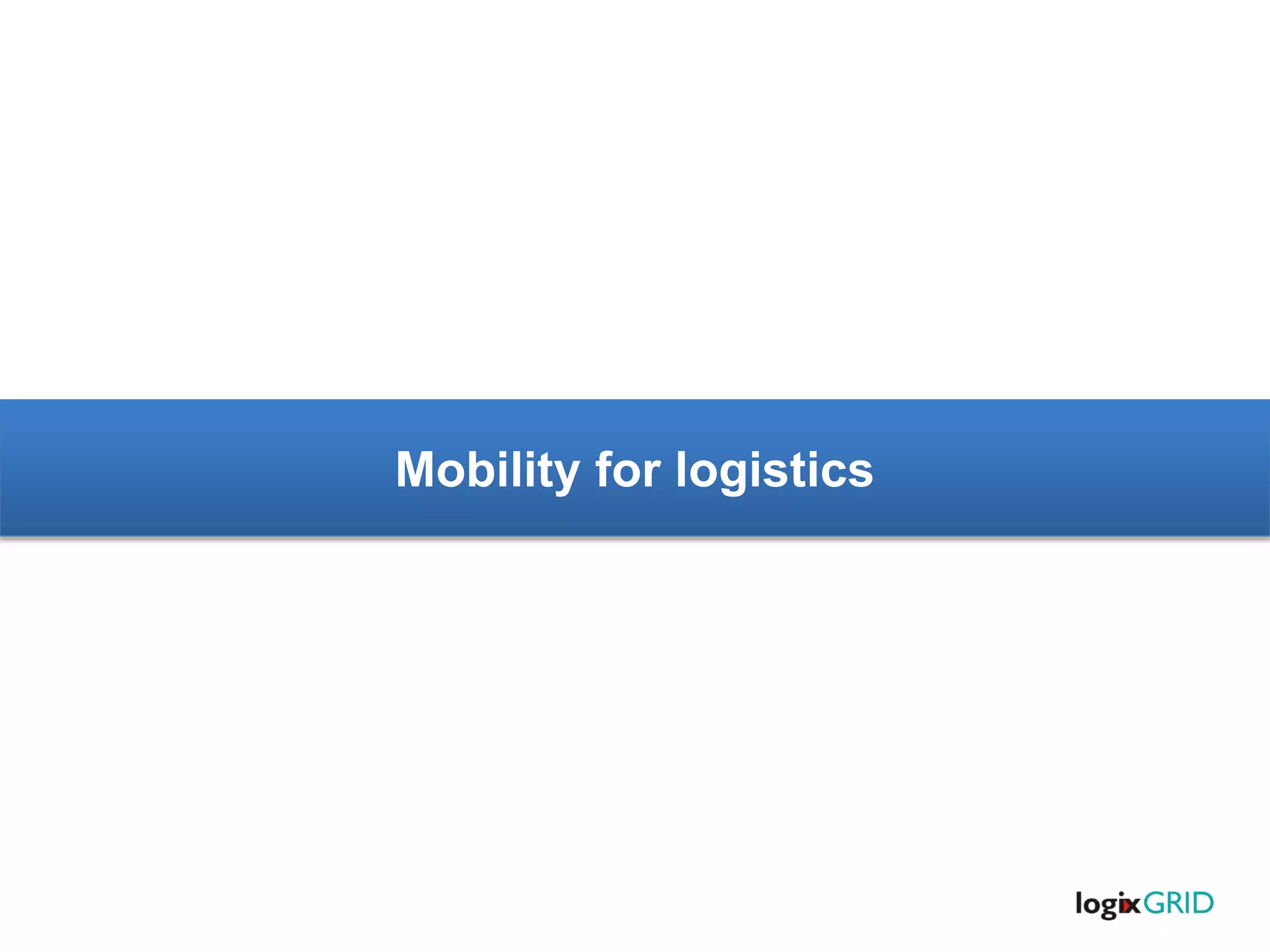 Run logistic business on cloud | PPT