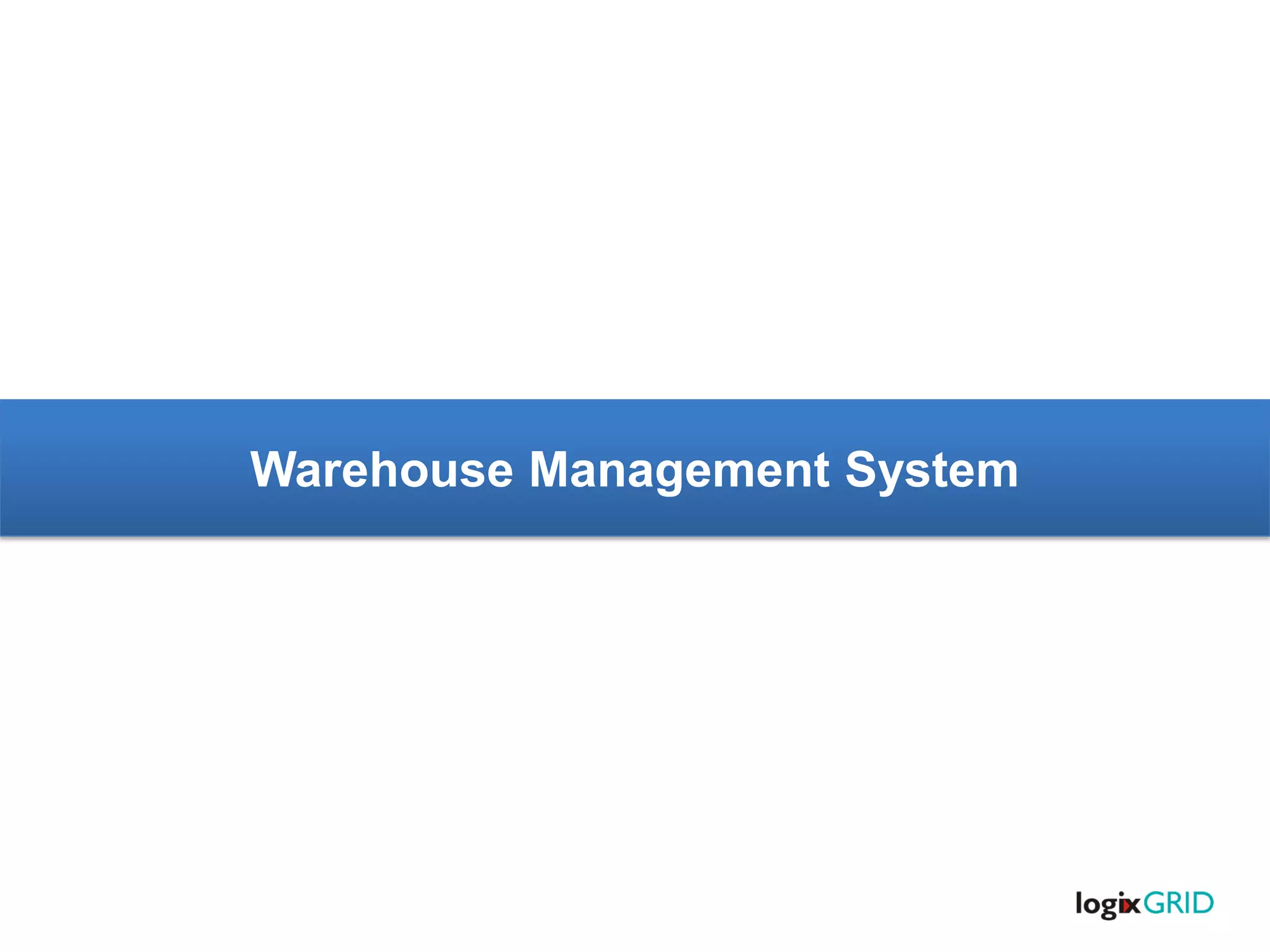 Logix grid warehouse management system | PDF
