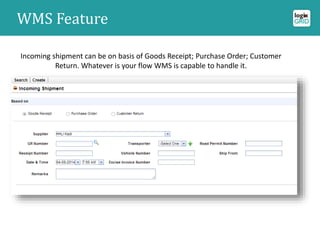 Advance solution for warehouse and inventory management | PPTX