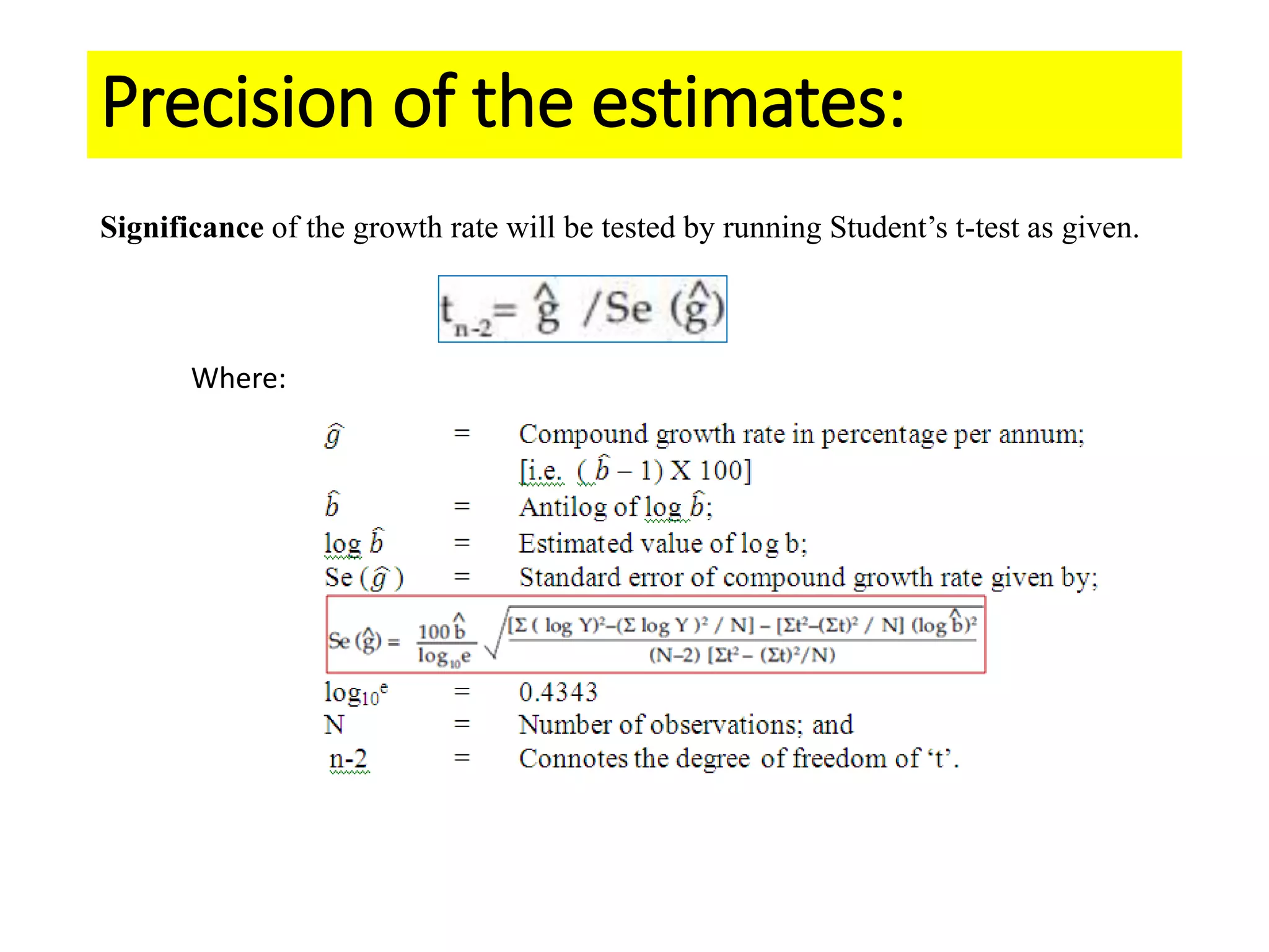 Log lin or growth model | PPT