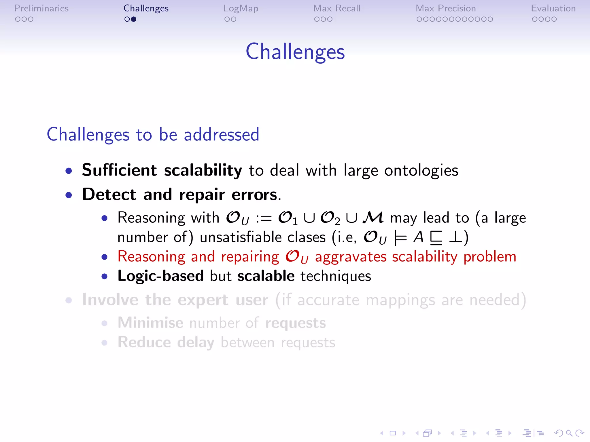Logmap Large Scale Logic Based And Interactive Ontology Matching Pdf Web Development