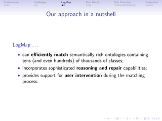 LogMap: Large-scale, Logic-based and Interactive Ontology Matching | PDF | Web Development ...
