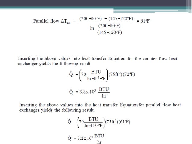 Log mean temperature difference | PPTX | Physics | Science