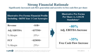 LogMeIn - GoTo Merger Presentation | PDF