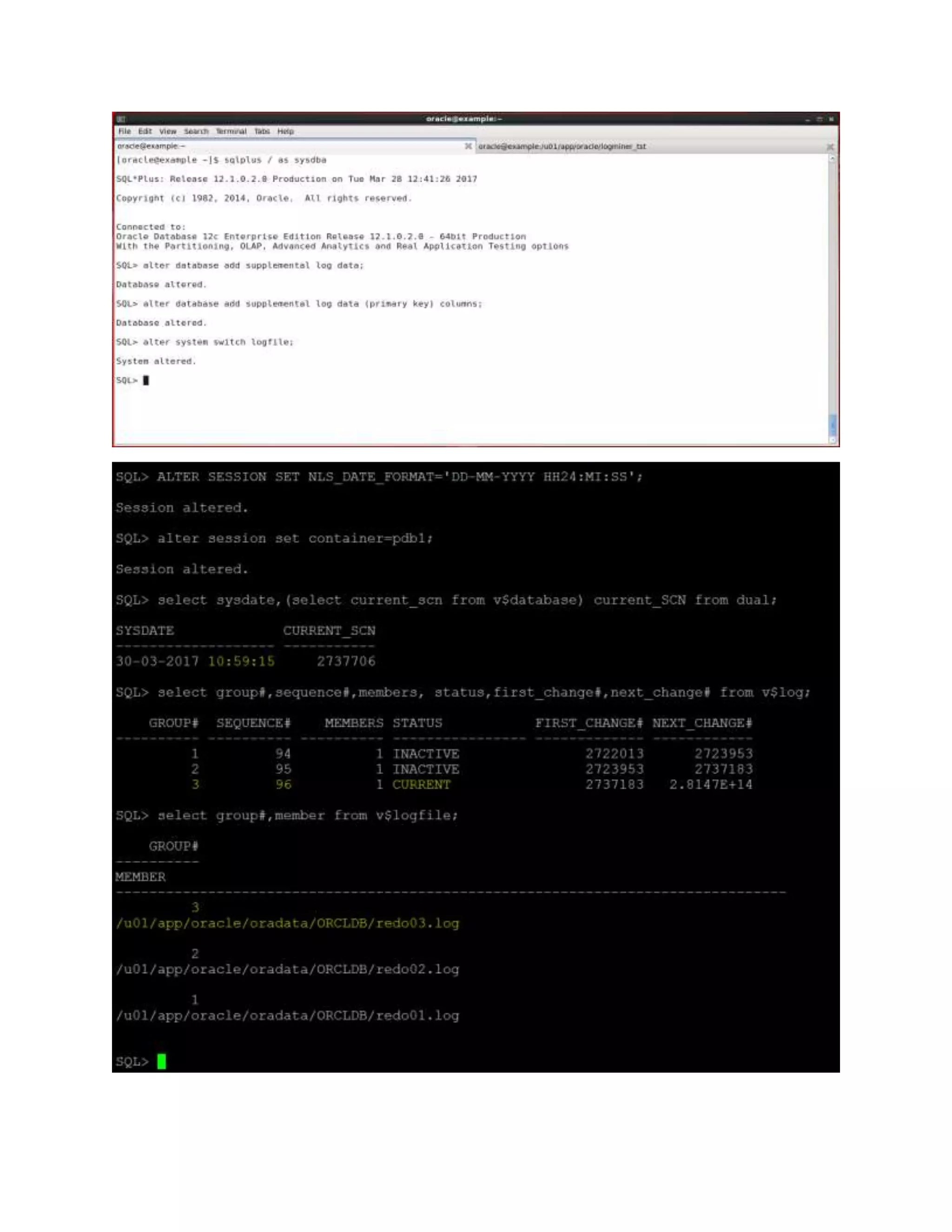 Log miner using_onlinecatalogue | DOCX | Databases | Computer Software ...