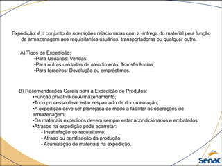 Armazenagem de Materiais | PPTX