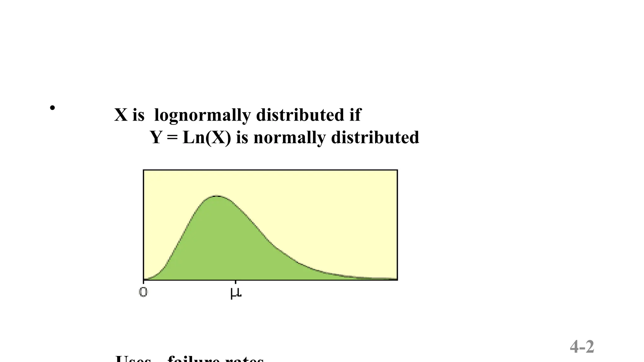 Log Normal Distrbution of the statistics part | PPTX
