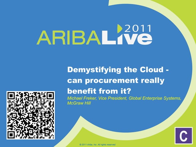 Demystifying the Cloud: Can Procurement Really Benefit? | PPT