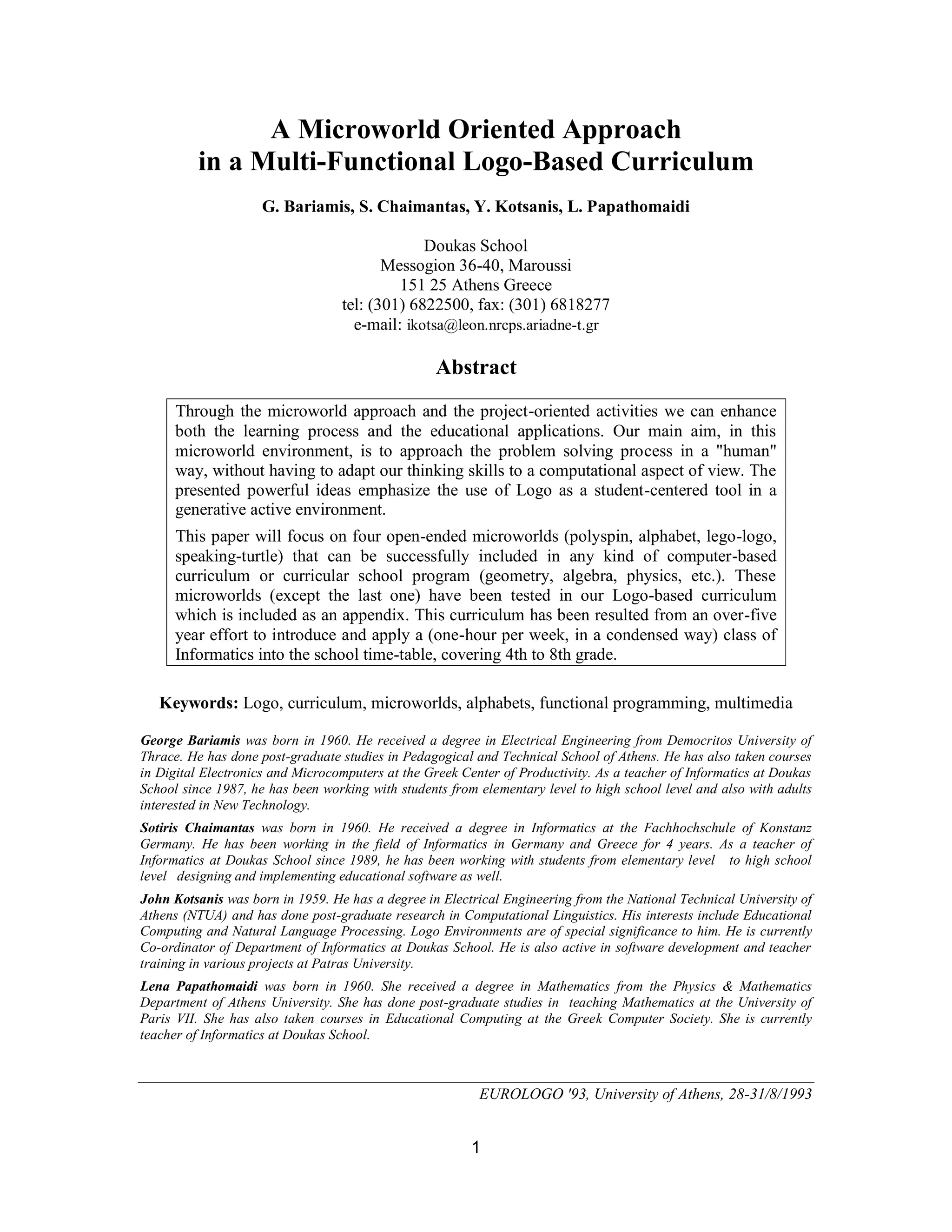 "Hour of Code": Back to the roots... [1987-1993] | PDF | Computing ...